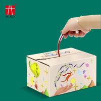China Single Wall Corrugated Mailing Boxes CMYK Color Shopping Packaging for sale