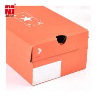 China Spot UV E Flute Corrugated Box , Folding Footwear Packaging Box ALLICO for sale