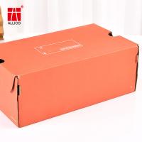 China Spot UV E Flute Corrugated Box , Folding Footwear Packaging Box ALLICO for sale