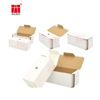 China Blister Inside Folding Lid Postal Boxes , 12x5x5 Inches Glossy White Box for sale
