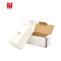 China Blister Inside Folding Lid Postal Boxes , 12x5x5 Inches Glossy White Box for sale