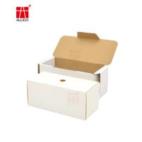 China Blister Inside Folding Lid Postal Boxes , 12x5x5 Inches Glossy White Box for sale
