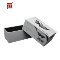 China Sunglasses 285gsm White Paperboard Box , Hinged Lid 6x6 Gift Box for sale