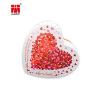 China Textured CMYK Red Heart Shaped Boxes , 10.25×8.5×5.2