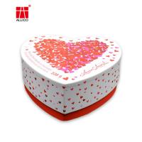 China Textured CMYK Red Heart Shaped Boxes , 10.25×8.5×5.2