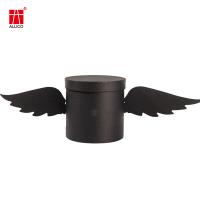 China Angel Wings 5.5inch Round Floral Hat Box For Mother'S Day 4c Print for sale
