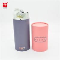 China Paperboard Cylinder Packaging Tubes , Biodegrade Coffee Packaging Boxes Matt Varnish for sale