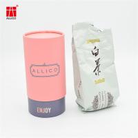 China Paperboard Cylinder Packaging Tubes , Biodegrade Coffee Packaging Boxes Matt Varnish for sale