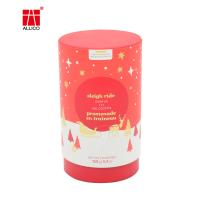 China Motif Cosmetic Packaging Tubes , CMYK 300g Cardboard Chirstmas Gift Box for sale