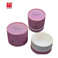 China CMYK Purple Round Tube Cosmetic Packaging Box For Skin Care Product for sale
