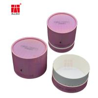 China CMYK Purple Round Tube Cosmetic Packaging Box For Skin Care Product for sale