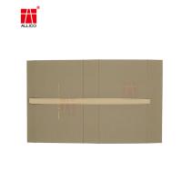 China Ribbon Closure Foldable Shipping Boxes , SGS Brown Kraft Gift Boxes for sale