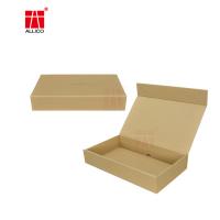 China 1-4C Kraft Paper Foldable Packaging Box Spot UV With Ribbon for sale