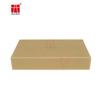 China 1-4C Kraft Paper Foldable Packaging Box Spot UV With Ribbon for sale