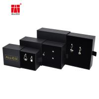 China 80-400gsm Black Cardboard Jewelry Gift Box Cotton EVA Filled for sale