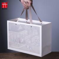 China Custom Logo UV Packaging Sliding Drawer Gift Boxes White Cardboard Gift Box for sale