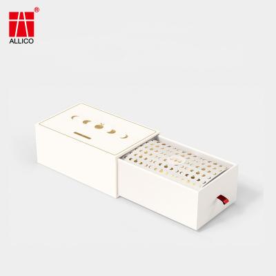 China White Sleeve DIY Sliding Kraft Paper Box Cardboard Drawer Luxury Boxes for sale
