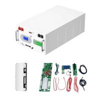 China 48V 51.2V 280Ah 300Ah DIY Kits Battery Case Assemble 200A BMS Active Equalization Batterie LiFePO4 Lithium Phosphate Battery Box for sale