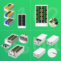 China 48V 51.2V 280Ah 300Ah DIY Kits Battery Case Assemble 200A BMS Active Equalization Batterie LiFePO4 Lithium Phosphate Battery Box for sale