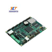 China Min. Silkscreen Text Size 0.2mm Volume PCB Assembly with HASL Surface Finish and Circle Pcb Outline for sale