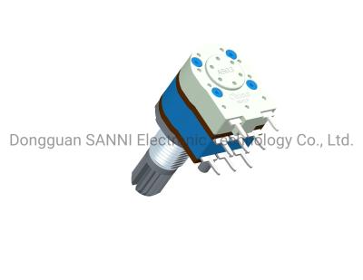 China RV12321GSKA Rotary 12mm Potentiometer Dual Unit Shaft Sealed With Switch for sale
