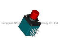 China RV97P0G0LED 9mm Plastic Shaft Sealed Potentiometer with LED Lighting Function for sale
