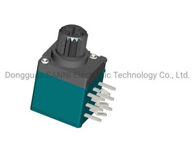 China RV97P1A0 Square Rotary Potentiometer Three Units Insulated Shaft Sealed for sale