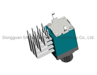 China Four Unit Rotary Potentiometer Vertical Type Square Shape RV97P2B0 for sale