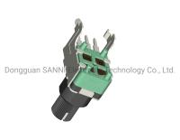 China RV90XB3N0PB Rotary Type Potentiometer , Rotating Horizontal Potentiometer for sale