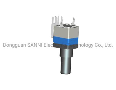 China RV97P2NS 9mm Rotary Switch Potentiometer Vertical Type Single Unit for sale