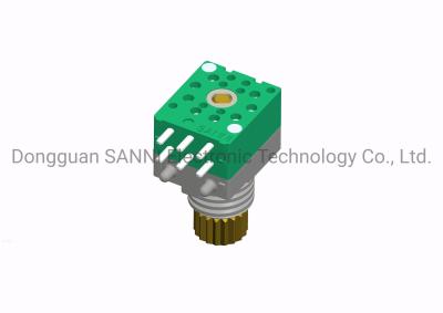 China Shaft Sealed 16 Bit Rotary Encoder Dual Unit For Walkie Talkie Interphone for sale