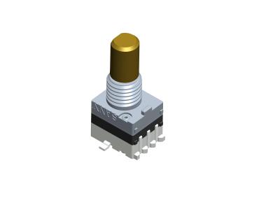 China Metal Shaft Contact High Precision Rotary Encoder Incremental Rotary Type for sale