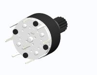 China 16mm Digital Rotary Switch Channel Selecting Band RS16211 OEM ODM for sale