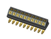 China PCB Insert Soldering Barrier Terminal Block 10 Position BT10-002A for sale