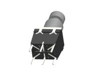 China 1SF14011L FREE ON Guitar Pedal Footswitch 6 Terminal 14mm Size for sale
