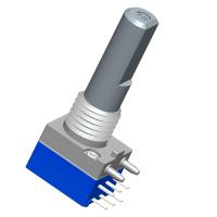 China 16 Dedent Rotary Pulse Encoder Metal Shaft Sealed With 20000 Cycles for sale