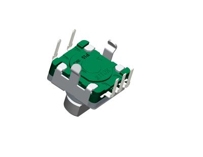 China 30 Detents Digital Incremental Encoder 11mm 15 Pulse 30 detents With 0.5mm Travel Push Switch for sale