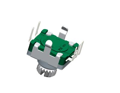 China 11mm Thin Type 15 Pulse Digital Incremental Encoder With 0.5mm Travel Push Switch for sale