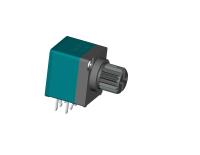 China High Accuracy Rotary Resistor Adjustable ±20% Resistance Tolerance 6mm Shaft Diameter for sale
