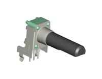 China 0.1W-1W Power Rating Rotary Potentiometer Resistance Tolerance ±20% Plastic Metal for sale