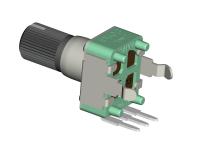 China Plastic Shaft Low Price Rotary Potentiometer With Customized Shaft Diameter 6mm Shaft Diameter for sale