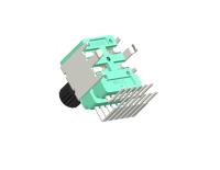 China Low Price Adjustable Rotary Potentiometer Plastic And Metal 6mm-20mm Shaft 300\u03a9-3MK\u03a9 Resistance for sale