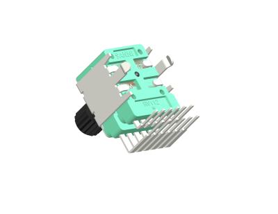 China Low Price Adjustable Rotary Potentiometer Plastic And Metal 6mm-20mm Shaft 300\u03a9-3MK\u03a9 Resistance for sale