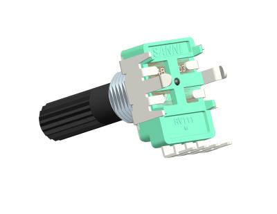 China 6mm Shaft Diameter PCB Lug Rotary Potentiometer 300Ω-3MKΩ Resistance Through Hole Mount for sale