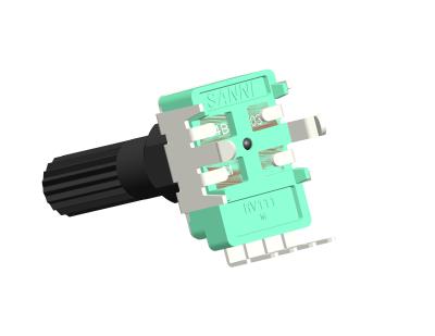 China Low Price Through Hole/DIP Mount Rotary Potentiometer 500VAC Dielectric Strength PCB Lug Round Shaft for sale
