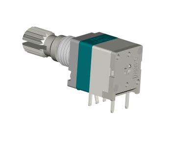 China Rotary Potentiometer Device Single Or Dual Gang PCB Lug Terminal ±20% Resistance Tolerance for sale