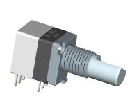 China DIP Mount PCB Lug Rotary Multi Turn Potentiometer 300-3MK Resistance Round Shaft 10 000 Cycles for sale