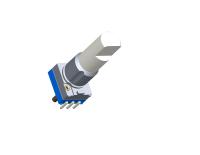 China PCB Lug Rotary Potentiometer Single Or Dual Gang 300-3MK Ohm Resistance -25.C-85.C for sale
