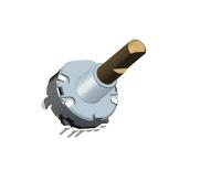 China EC20 Incremental Rotary Encoder 18 Positioning Pulse Semi-circular Axis L30mm Digital Potentiomet for sale