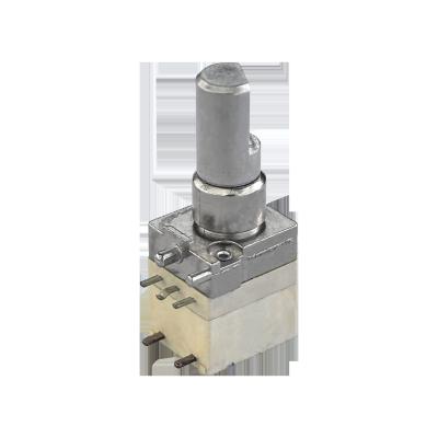 China RV9DR1NS Metal Shaft Micro Potentiometer Rotary Mounting Type Through Hole / DIP Mount for sale